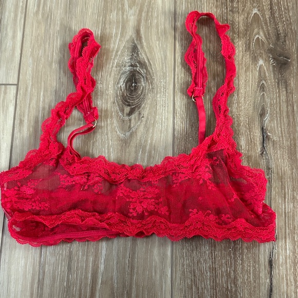 Urban Outfitters | Intimates & Sleepwear | Red Lace Bralette | Poshmark